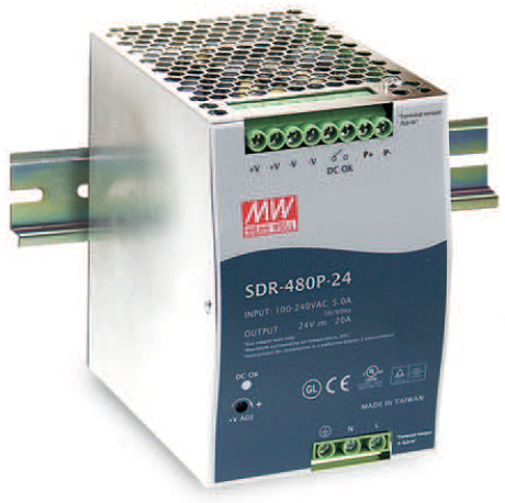 Power supply MEAN WELL SMPS24V480WDR-MW / 6033 / SMPS24V480WDR-MW ...