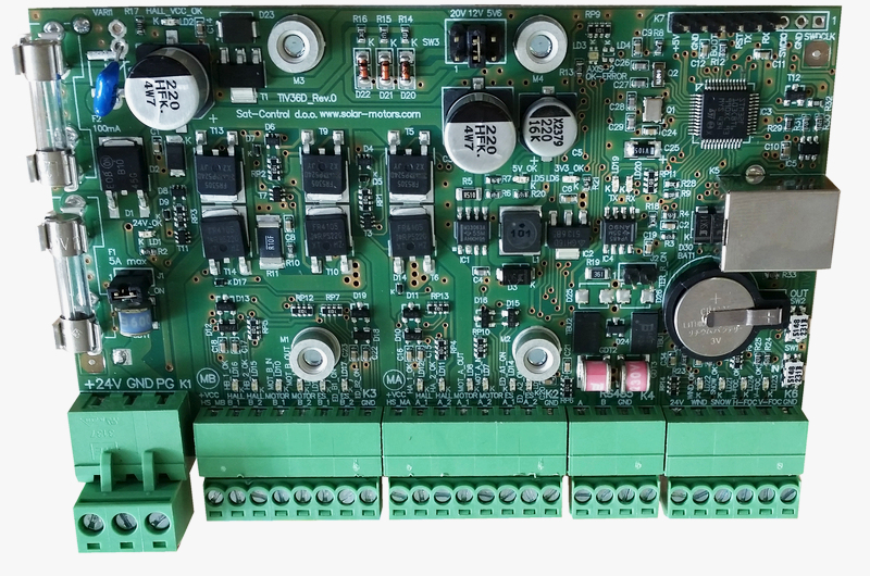 Solar Positioner 2-axis mod. MICRO-F, USB-RS485, interface for LoRa ...