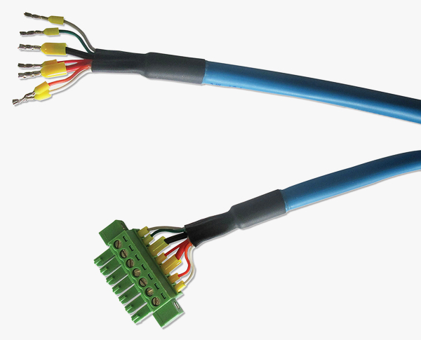 Int. Cable SM4M3 w con. 7pins->OPEN, L=3m 2x1+6x0.22 / 6067 ...